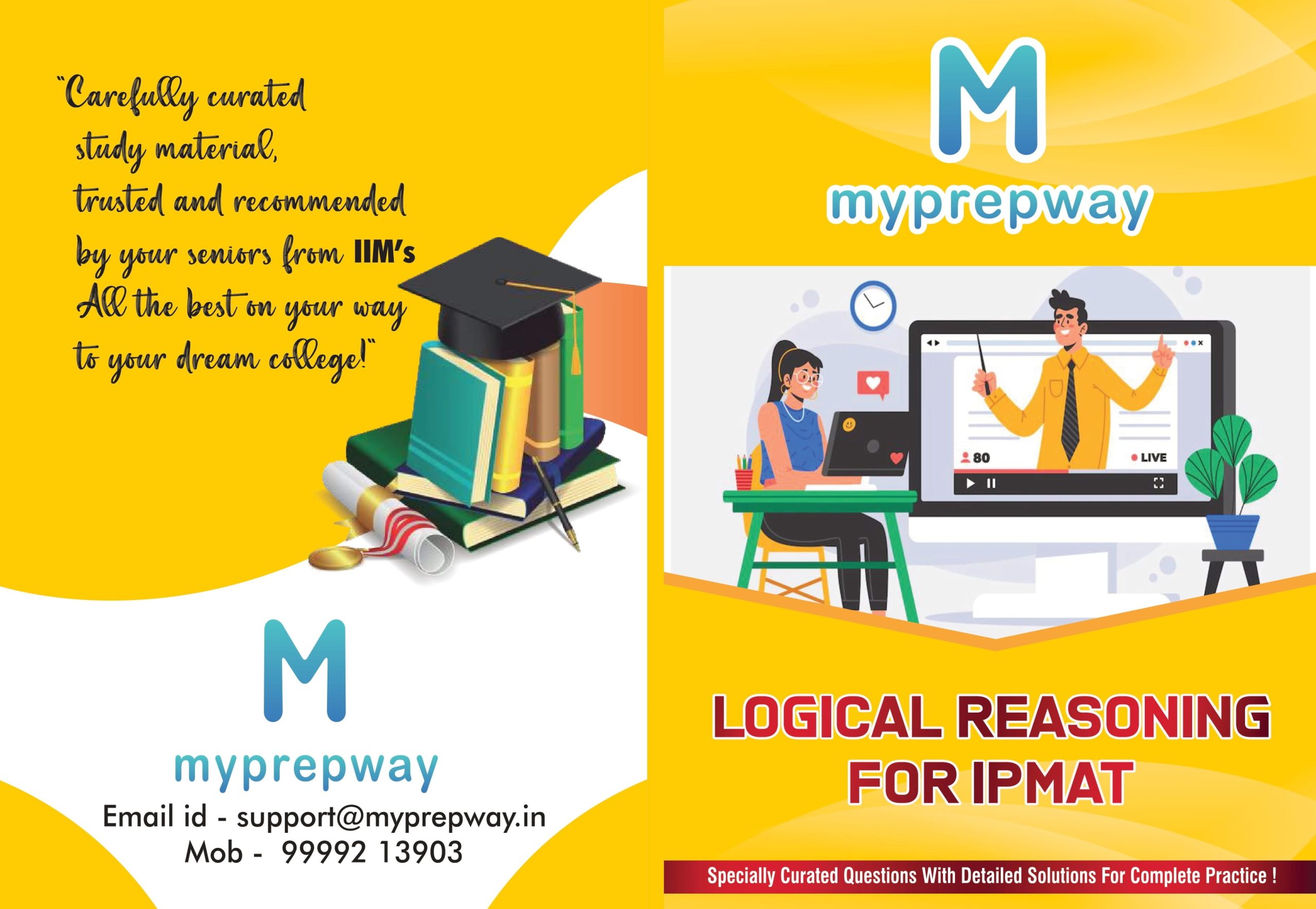 Myprepway's IPM & IPMAT Exam Preparation Books Crack IPM & IPMAT